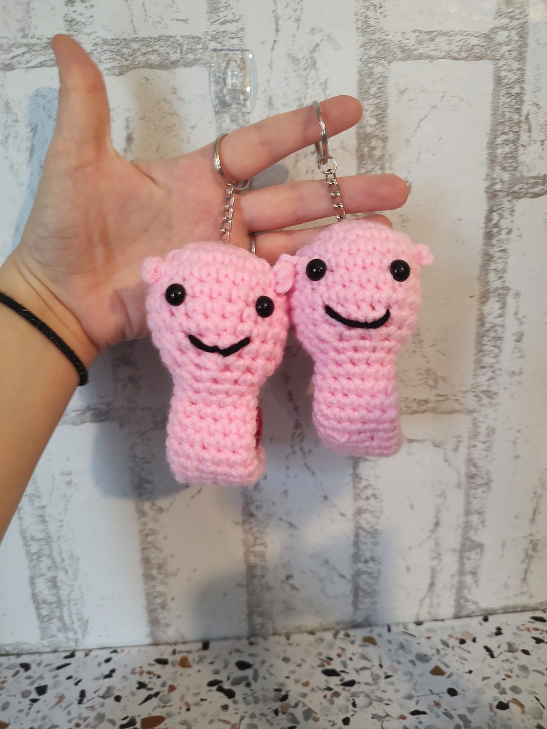 Valentine's Snail Keychains! - Etsy