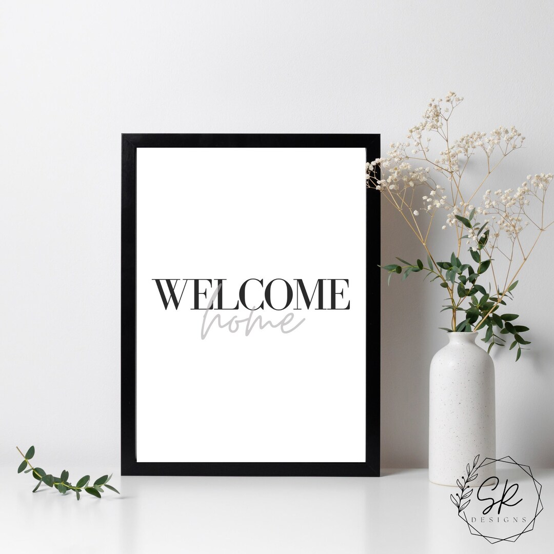 Welcome Home Poster - Etsy