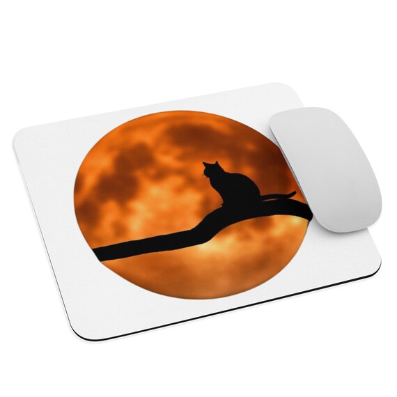 Cat Silhouette Mouse Pad - Etsy