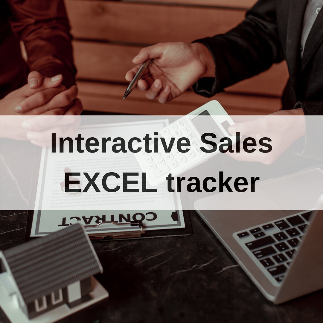 Excel Interactive Sales Chart - Etsy