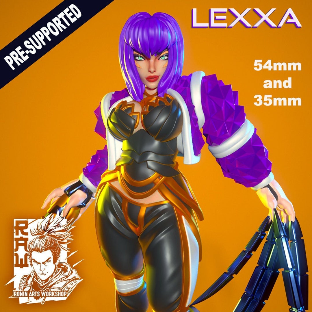 Lexxa Cyberpunk Executive/executioner 3D Miniature - Etsy