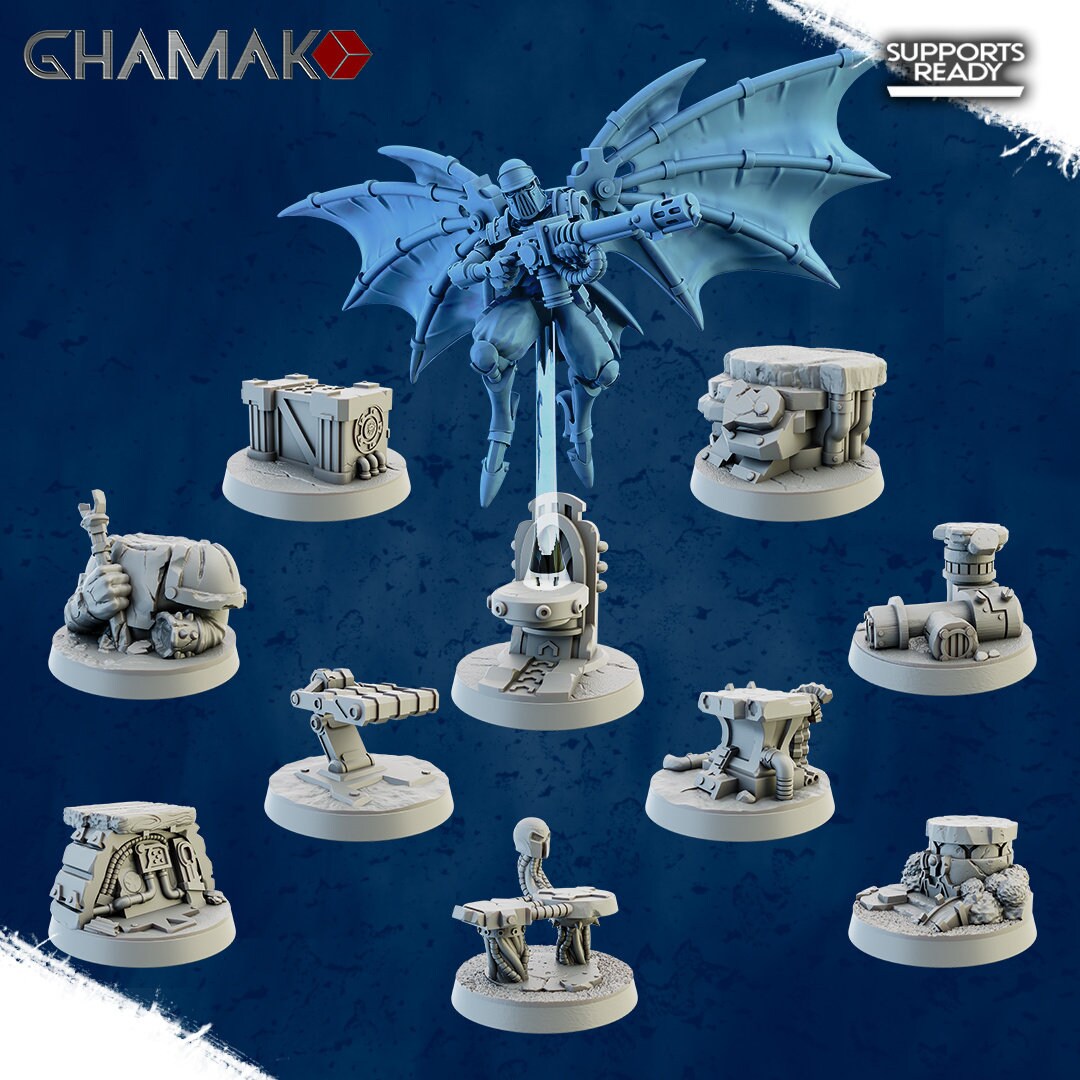 Cult of Mars Bases 3D Miniature - Etsy