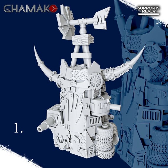 Boss-bunker 3D Miniature - Etsy