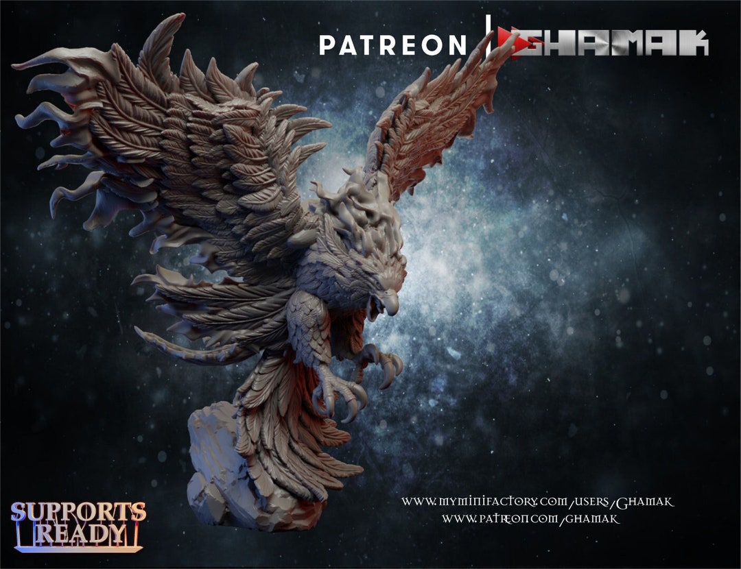 Hawk and Phoenix High Elf Miniatures Fantasy Grimdark Wargame Ghamak 3D ...