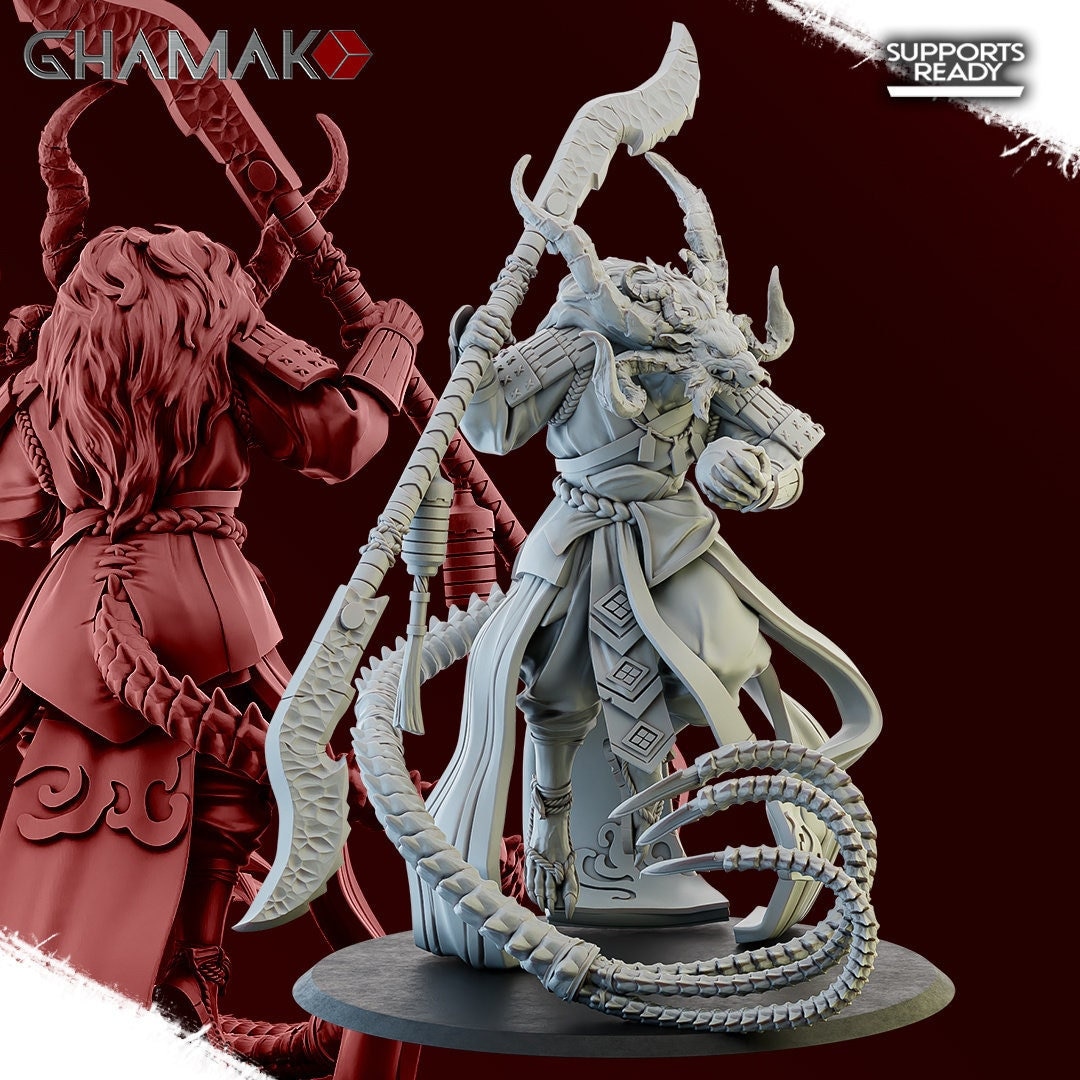 Kamineko Rat Warrior Wizard Necromancer Shaman 3D Miniature - Etsy