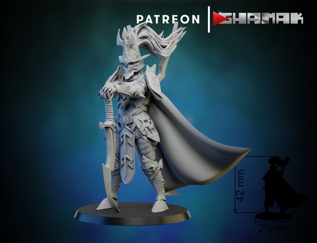 Dark Elda Archon 3D Miniature - Etsy