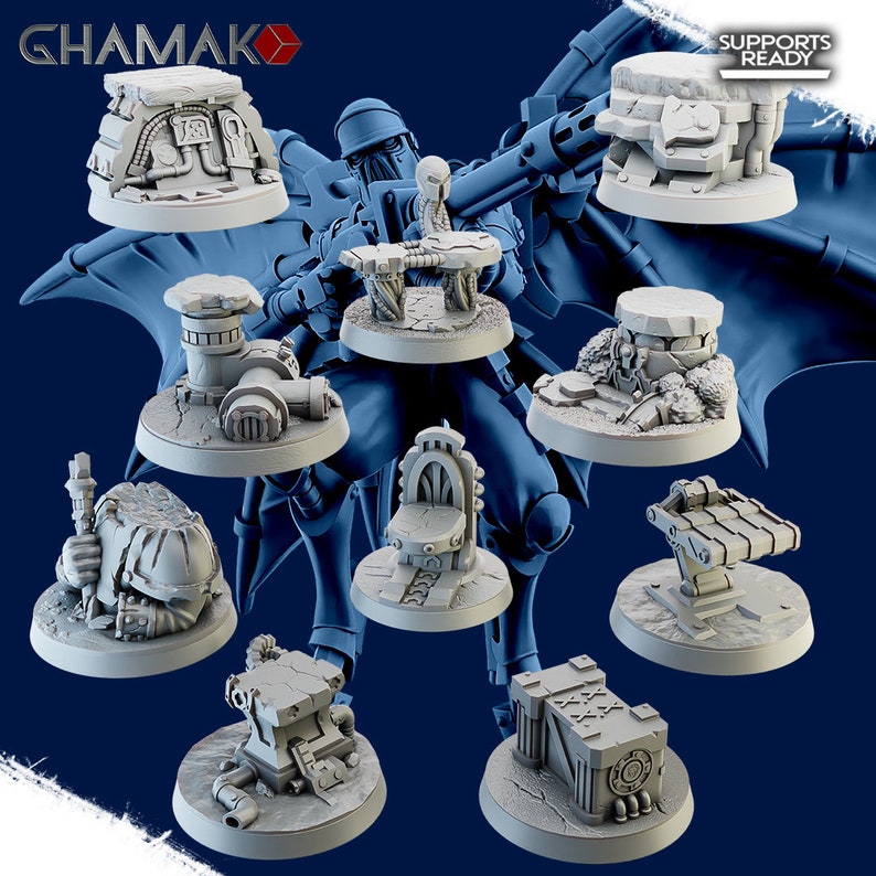 Cult of Mars Bases 3D Miniature - Etsy