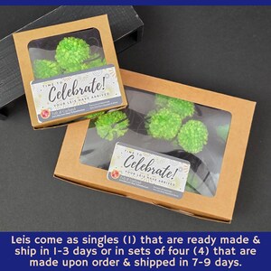 Black and Green Pom Pom Lei | Video Game Party Favor | Halloween Party ...