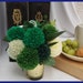 Emerald Green Card Holder | Graduation Card Holder | Green Flower Pom ...