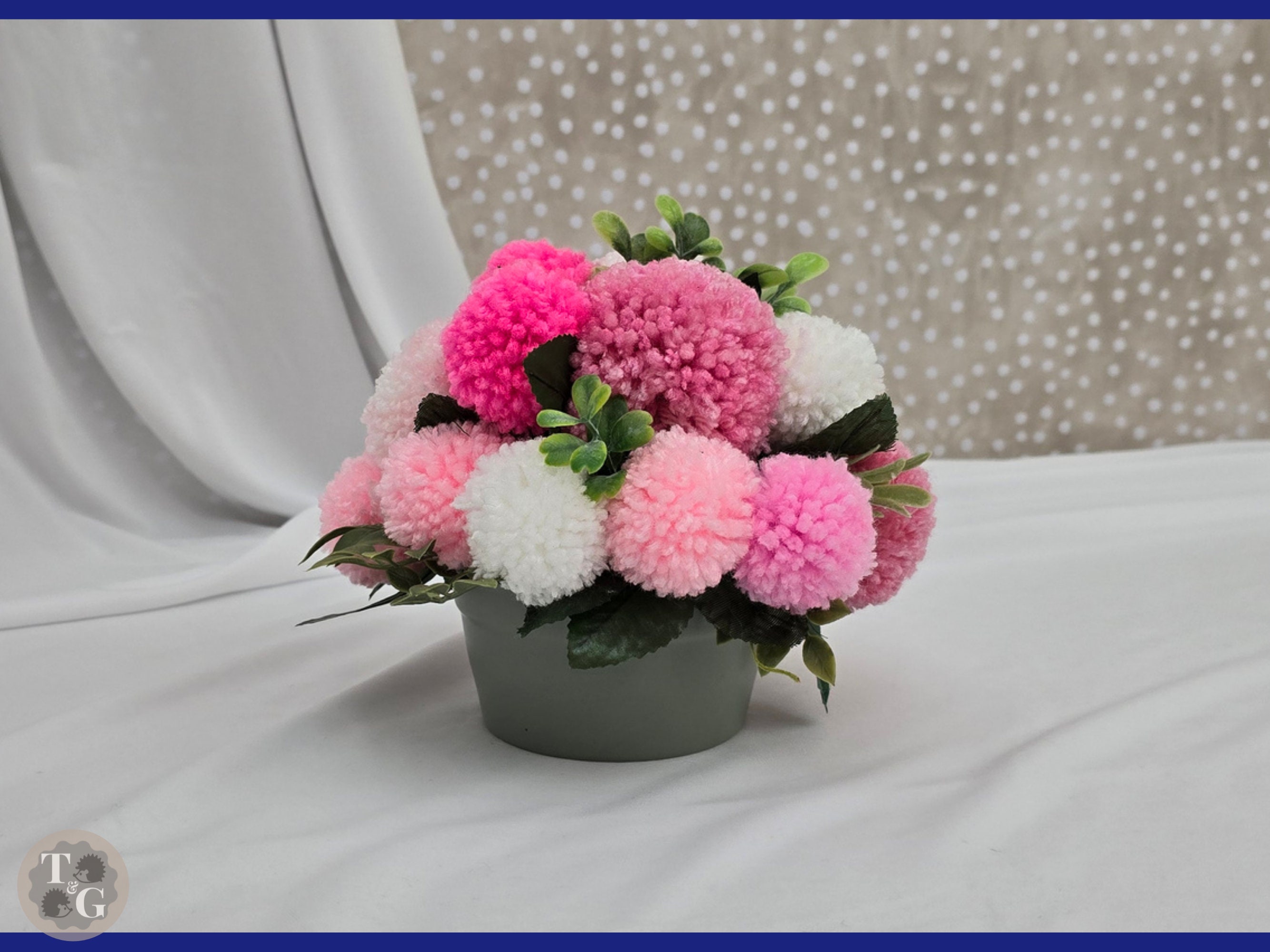 Pink Flower Arrangement | Mother's Day Gift | Breast Cancer Gift ...