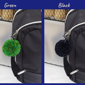 Pom-pom Zipper Pull | Backpack Accessory | Pom-pom Keychain | Party ...