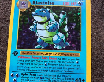 Blastoise Set Base - Etsy
