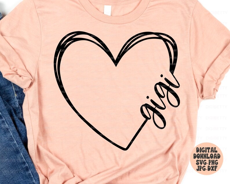 Gigi Heart Svg Png Jpg Dxf Gigi Svg Gigi Cut File - Etsy