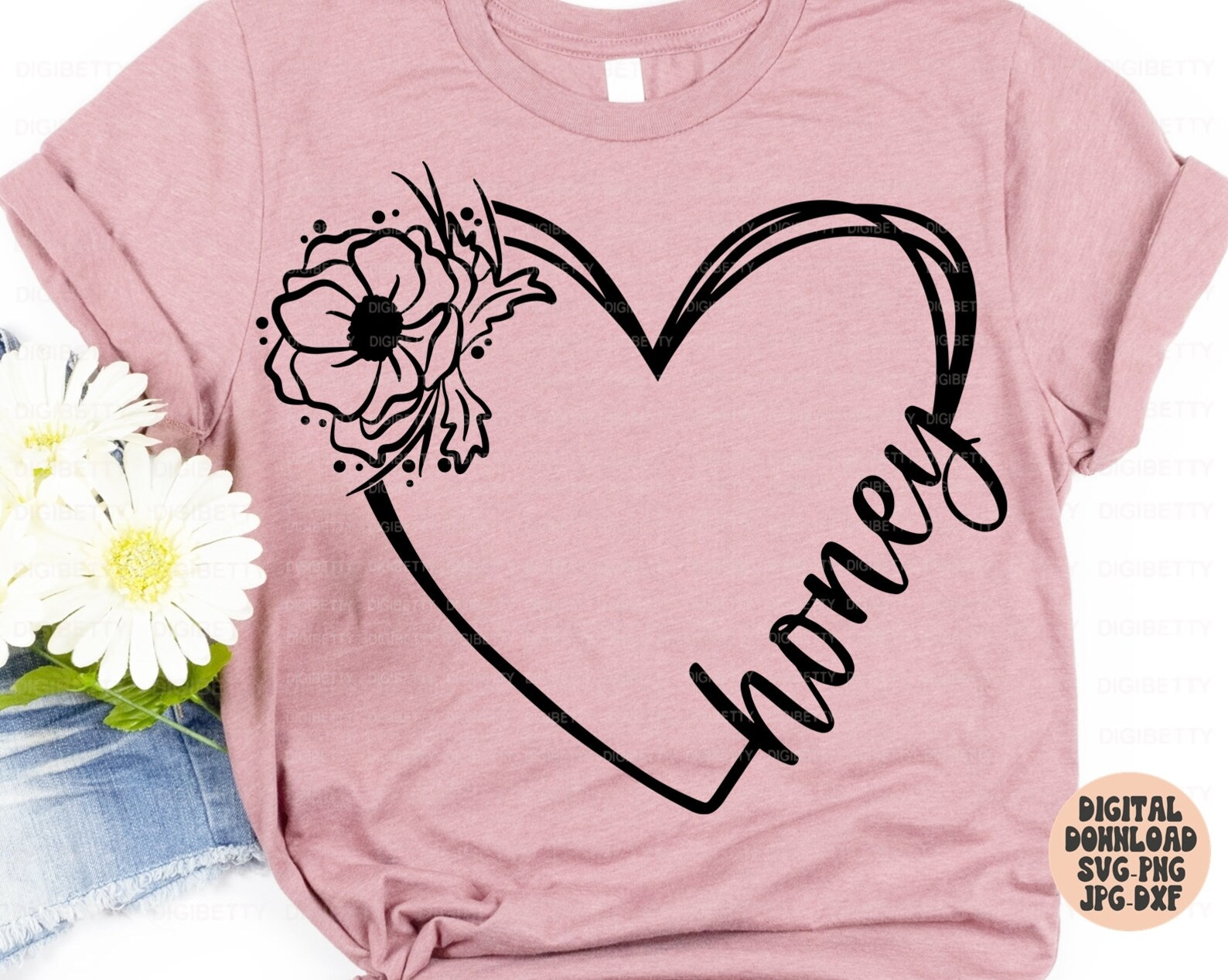 Honey Heart Svg Png Jpg Dxf Honey Svg Honey Dxf Honey - Etsy