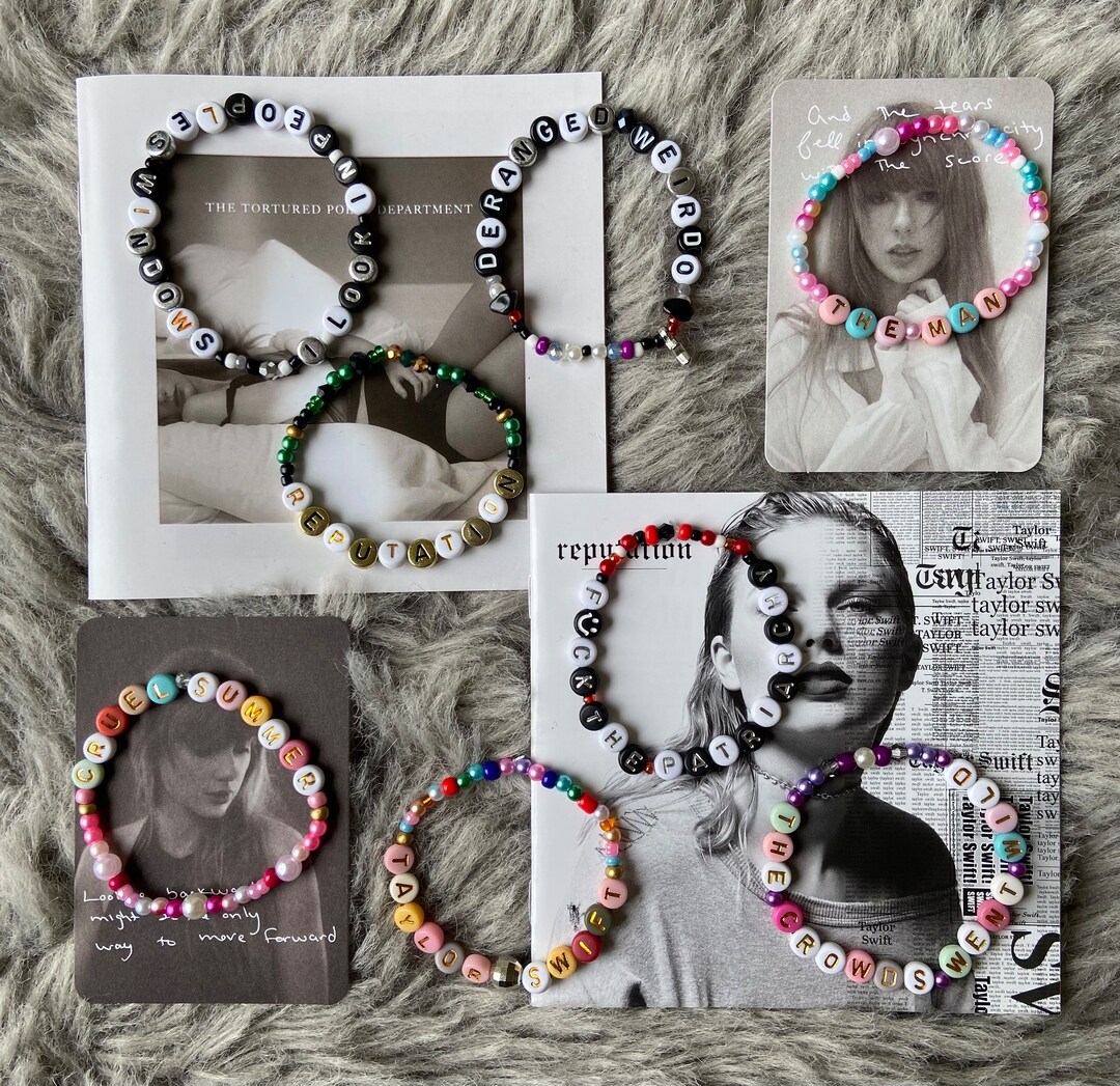 Taylor Swift Eras Tour Inspired Friendship Bracelet TTPD, Reputation ...