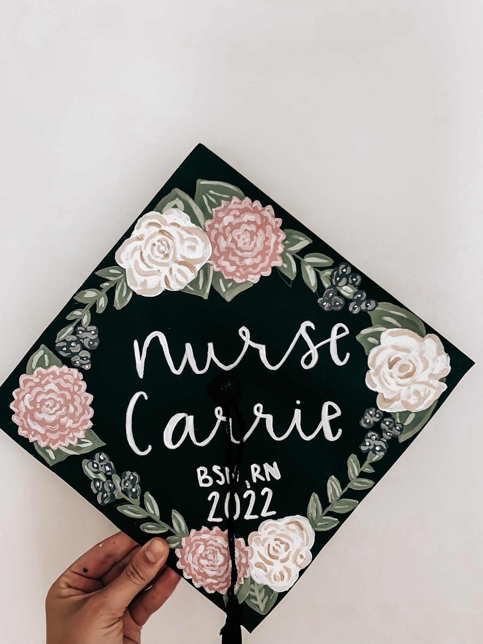Custom Hand Painted Graduation Cap Topper - Etsy