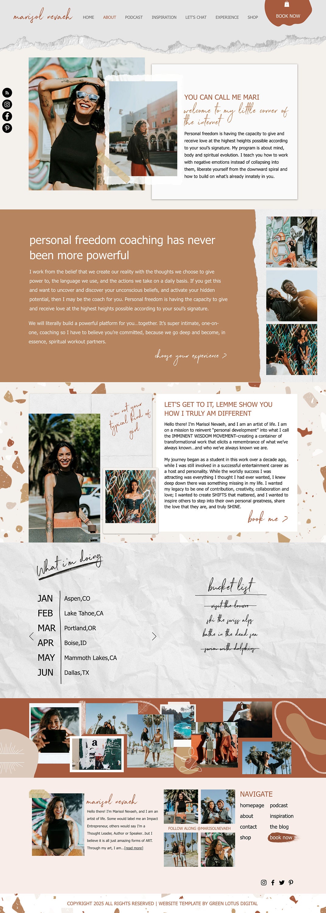 NEW Pyxis Wix Website Template Coaches & Photographers - Etsy