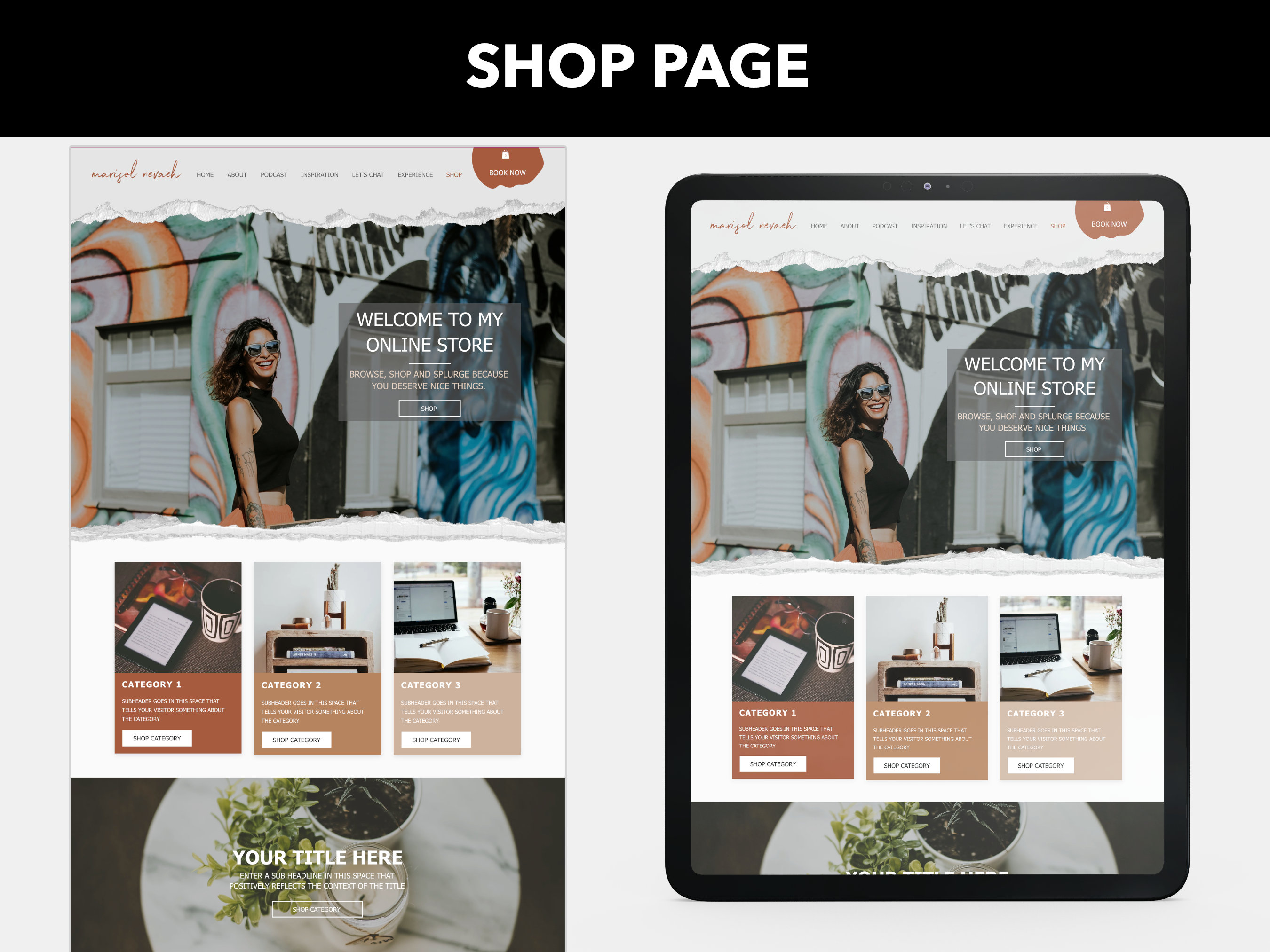 NEW! Pyxis Wix Website Template | Coaches & Photographers - Etsy