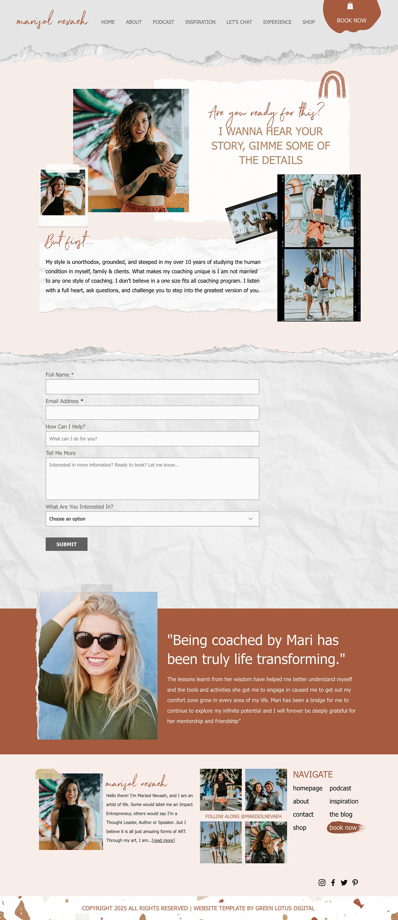 NEW Pyxis Wix Website Template Coaches & Photographers - Etsy