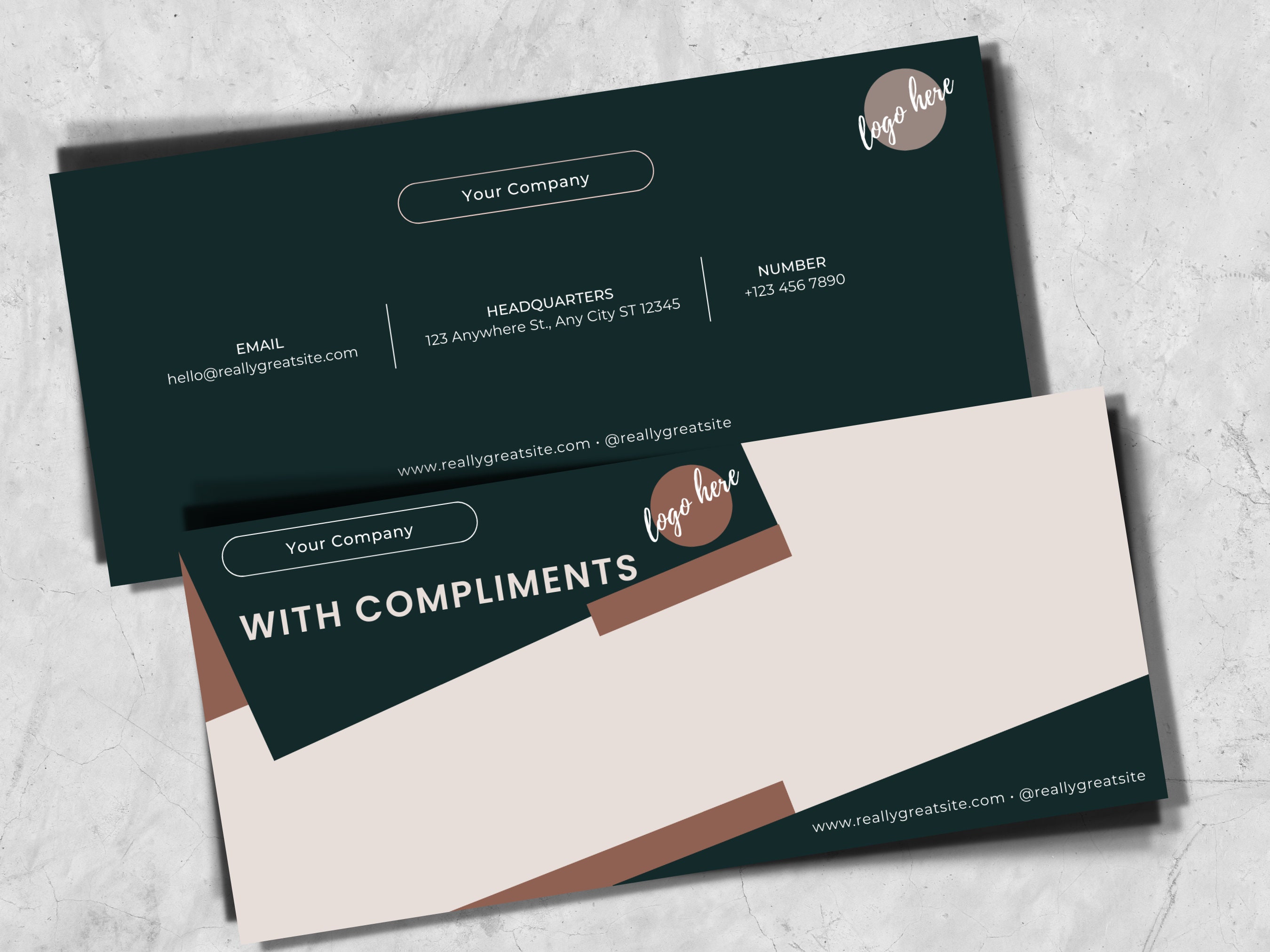 Digital Download, Printable Business Thank You Editable Compliment ...