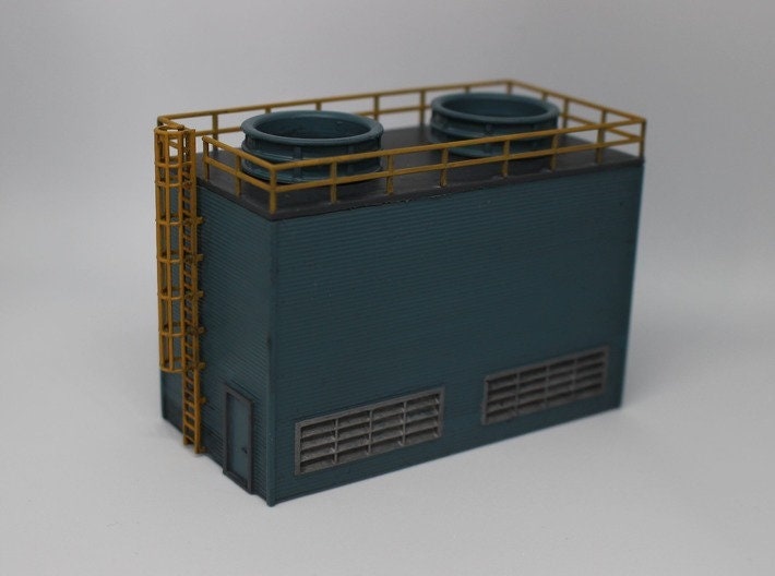N Scale Chiller Building - STL Download - Etsy