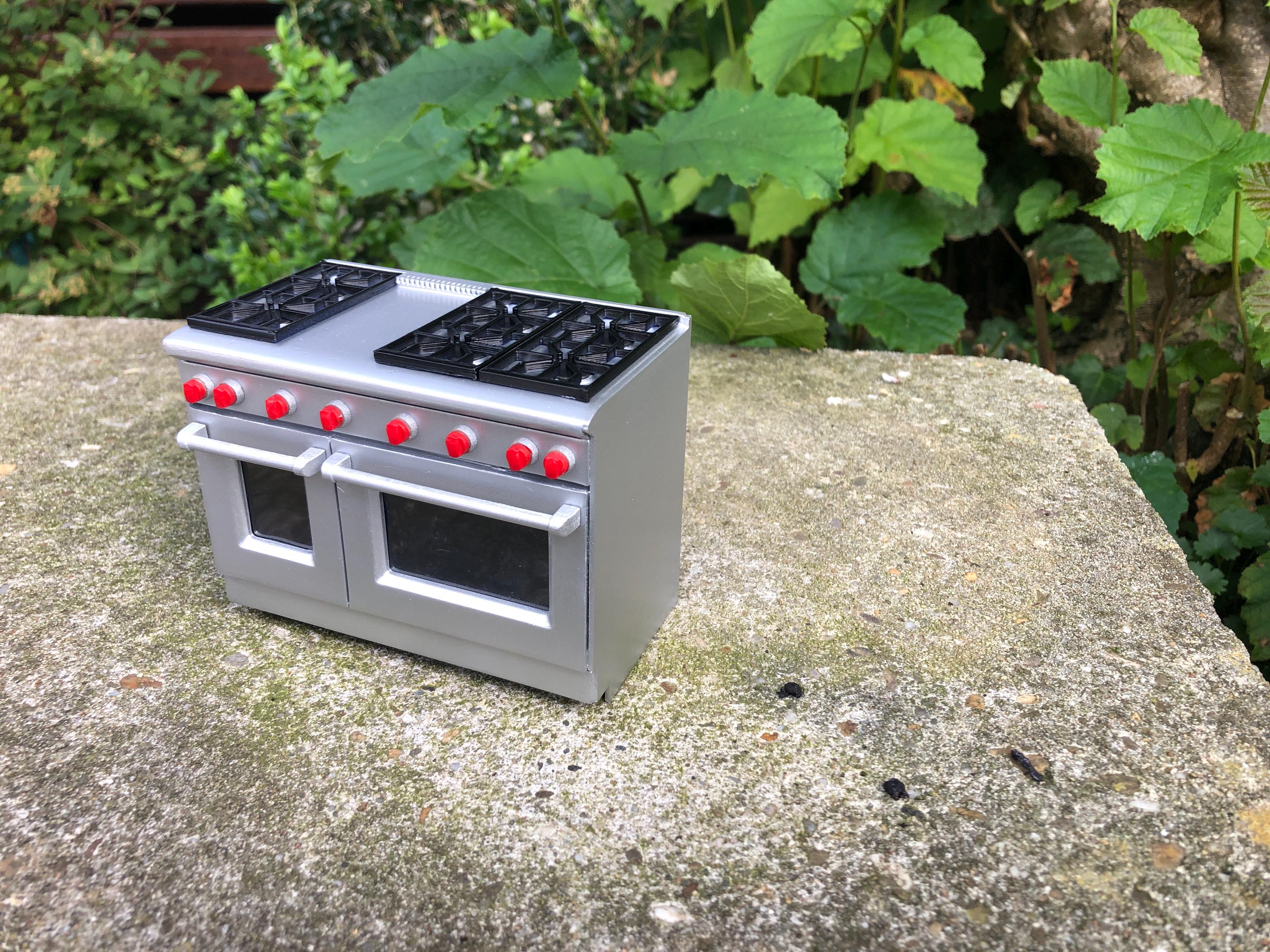 1:12 Scale Miniature Kitchen Stove Doll House - STL Download - Etsy