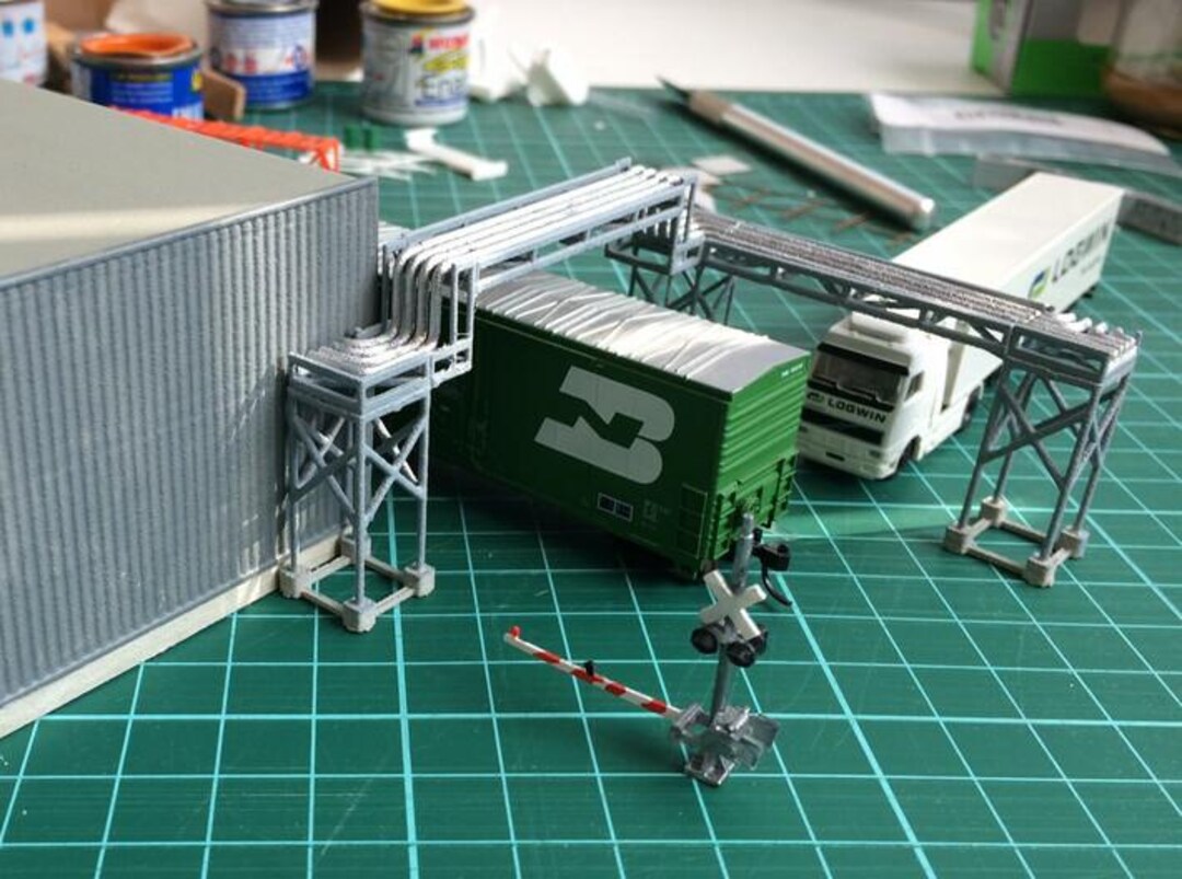 N Scale Modular Pipe Bridges - STL Download - Etsy