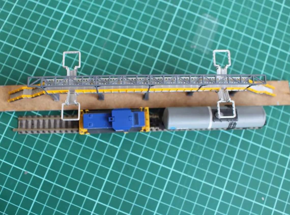 N Scale Tank Car Loading Platform Modular - STL Download - Etsy