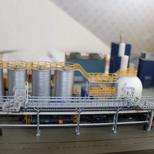 N Scale Tank Car Loading Platform Modular - STL Download - Etsy