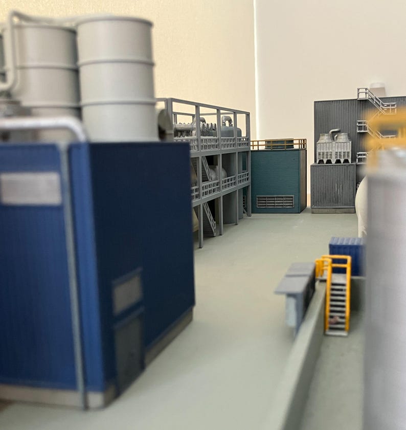 N Scale Chemical Plant 4 - STL Download - Etsy