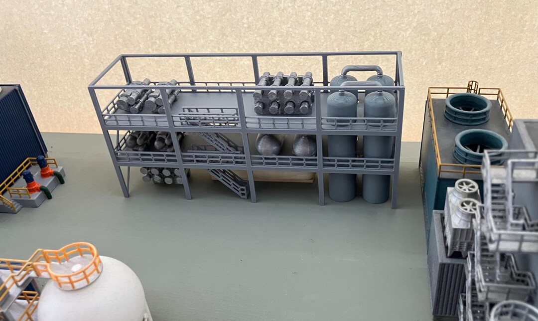N Scale Chemical Plant 4 - STL Download - Etsy