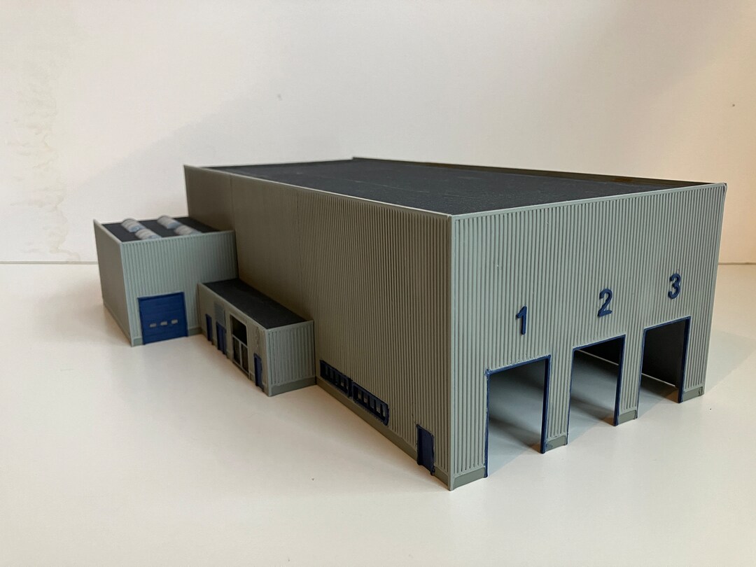 N Scale Train Maintenance Building Modular - STL Download - Etsy