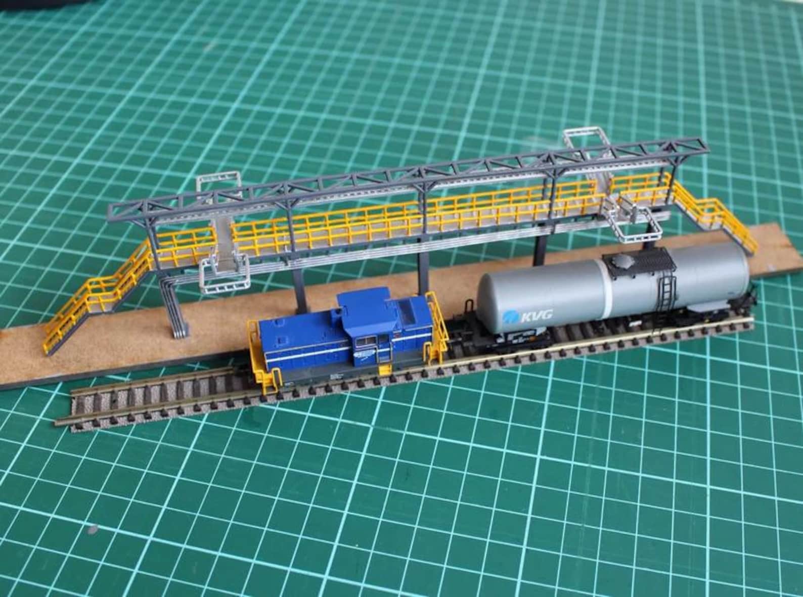 N Scale Tank Car Loading Platform Modular - STL Download - Etsy