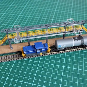 N Scale Tank Car Loading Platform Modular - STL Download - Etsy