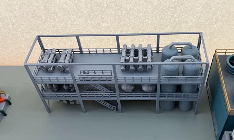 N Scale Chemical Plant 4 - STL Download - Etsy