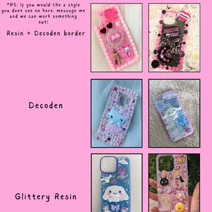 Kawaii Decora Decoden Themed/character/cartoon/anime/kpop Handmade ...
