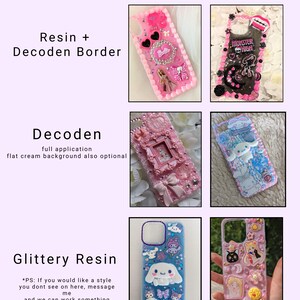 Kawaii Decora Decoden Themed/character/cartoon/anime/kpop Handmade ...