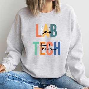 Lab Tech Hoodie, Lab Life Gifts, Laboratory Sweatshirt, Laboratory ...