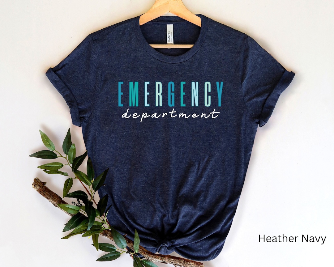 Emergency Department Tee, ER Nurse Tshirt, Emergency Room Tech Gift, ER ...