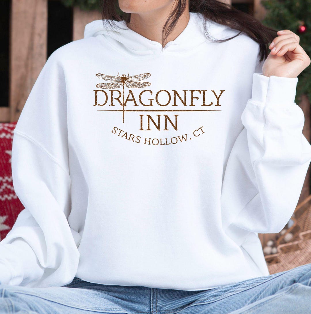Dragonfly Inn Hoodie Chilton School Sweater Stars Hollow Hoodie - Etsy