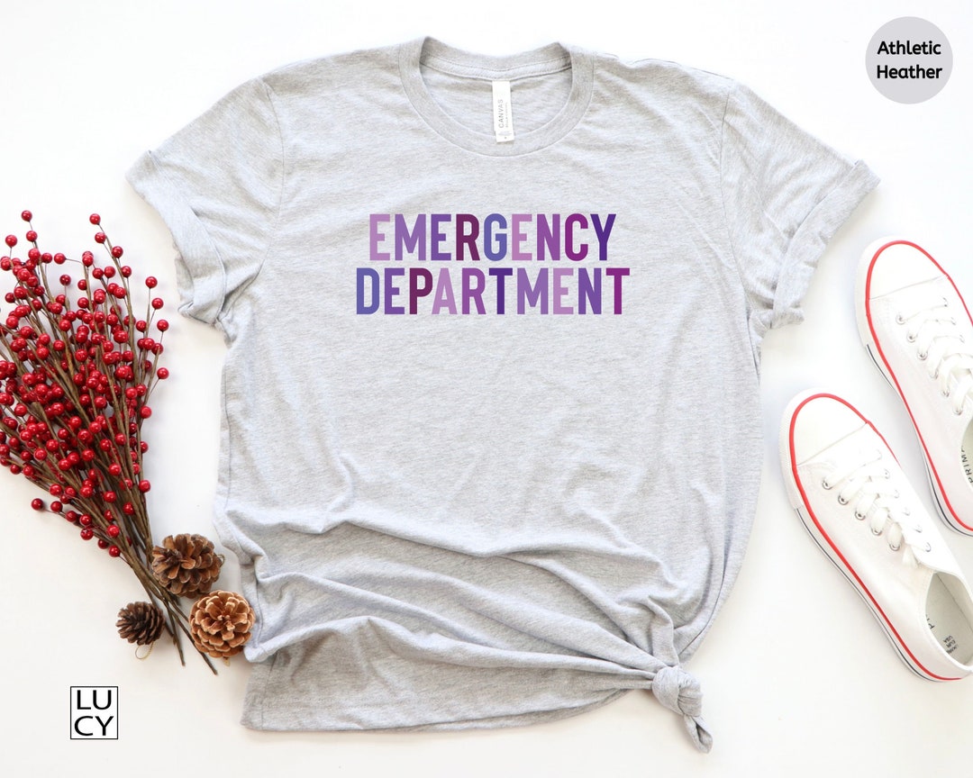Emergency Department Tee, ER Nurse Tshirt, Emergency Room Tech Gift, ER ...