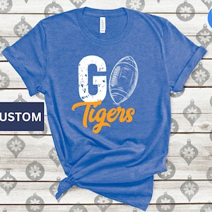 Custom Football Shirt, Go Team T-shirt, Football Team Fan Shirt ...