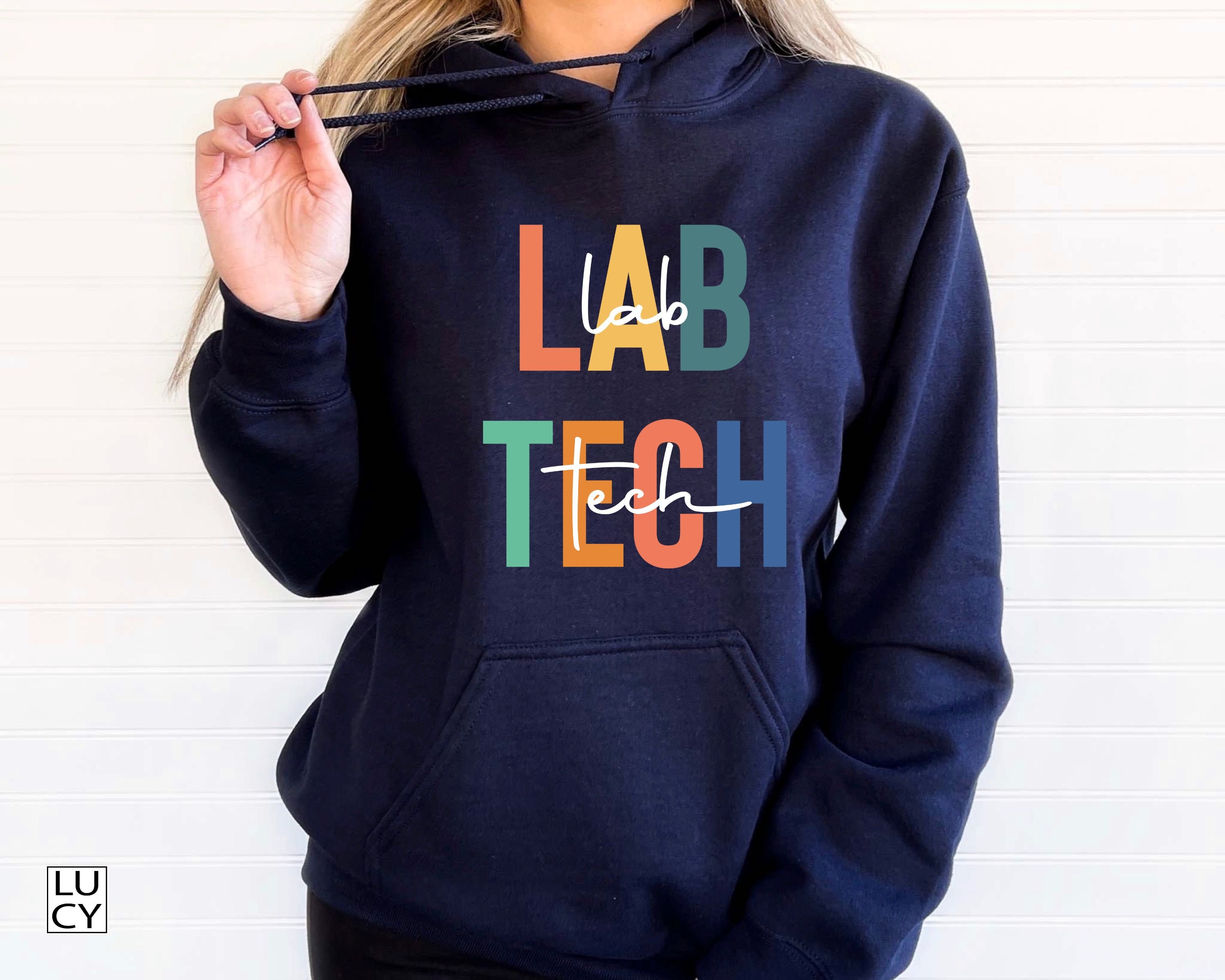 Lab Tech Hoodie, Lab Life Gifts, Laboratory Sweatshirt, Laboratory ...
