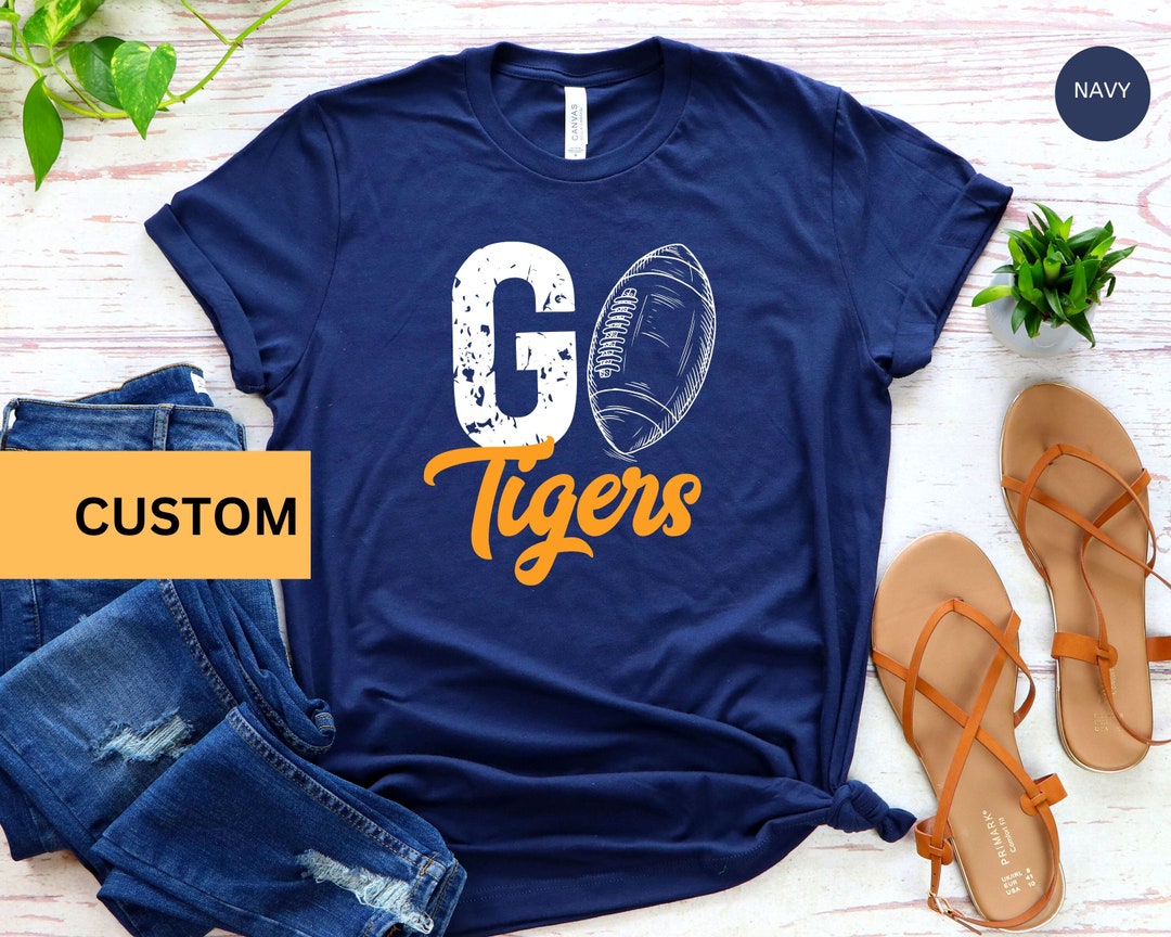 Custom Football Shirt, Go Team T-shirt, Football Team Fan Shirt ...
