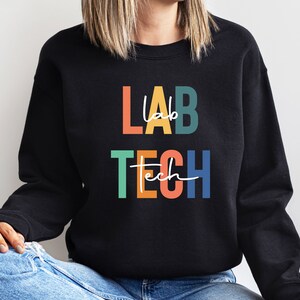 Lab Tech Hoodie, Lab Life Gifts, Laboratory Sweatshirt, Laboratory ...