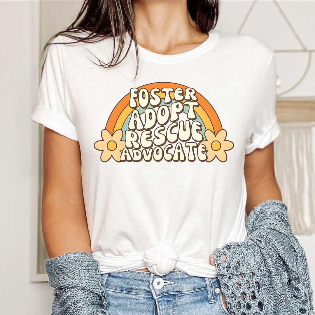 Vintage Foster Adobe Rescue Advocate Tshirt, Animal Rescue Tshirt Gift ...