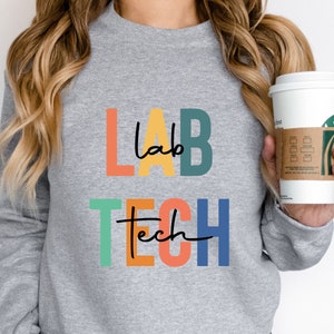 Lab Tech Hoodie, Lab Life Gifts, Laboratory Sweatshirt, Laboratory ...