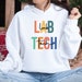 Lab Tech Hoodie, Lab Life Gifts, Laboratory Sweatshirt, Laboratory ...