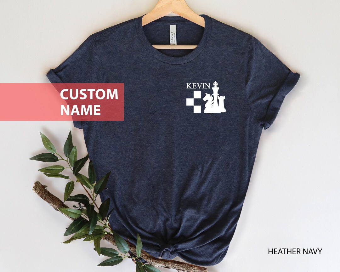 Custom Chess Name Shirt, Chess Player Shirt, Chess Teacher T-shirt ...