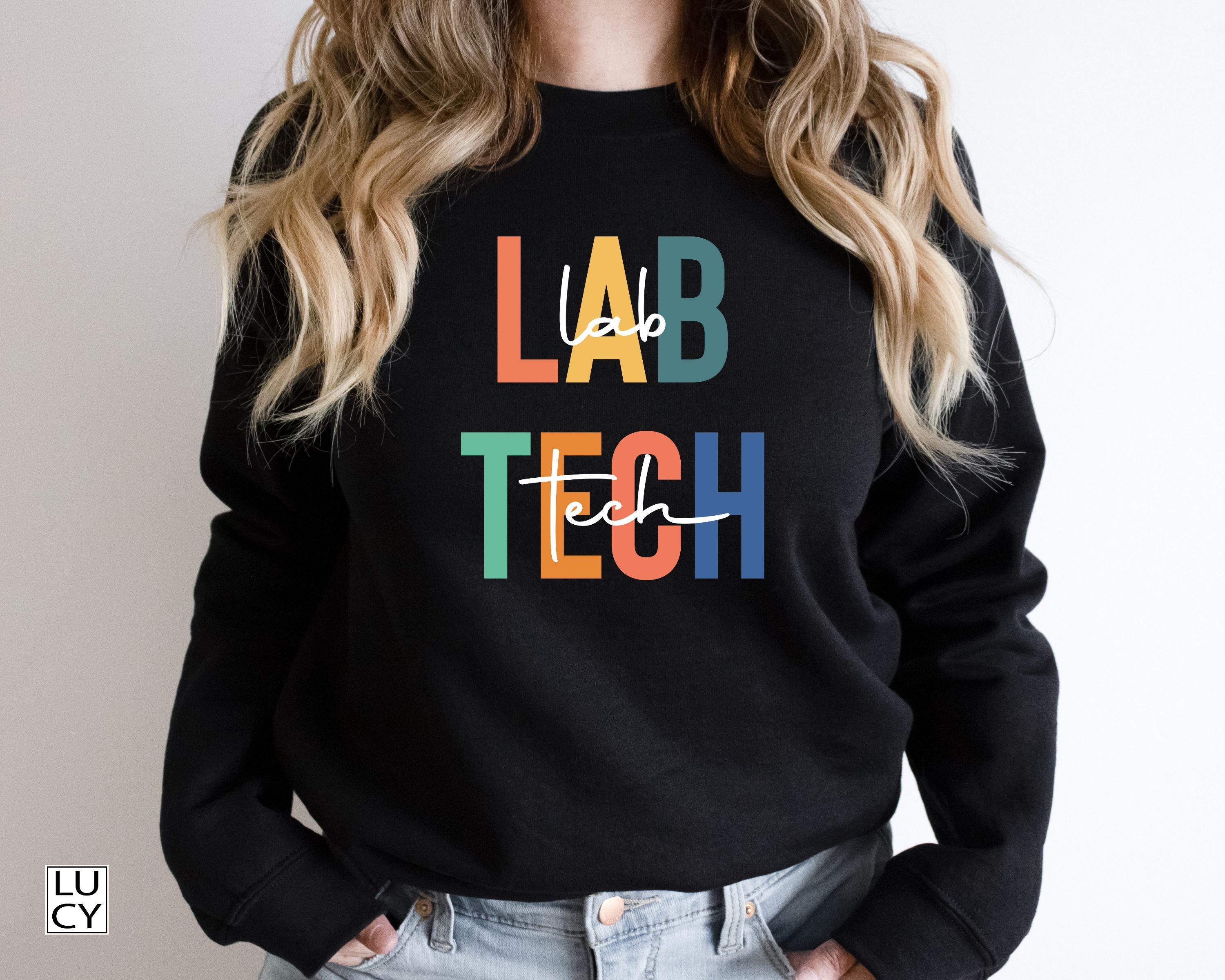 Lab Tech Hoodie, Lab Life Gifts, Laboratory Sweatshirt, Laboratory ...